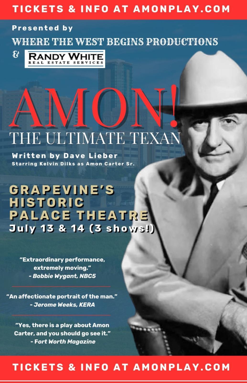Tickets for AMON! The Ultimate Texan in Grapevine from Grapevine TicketLine