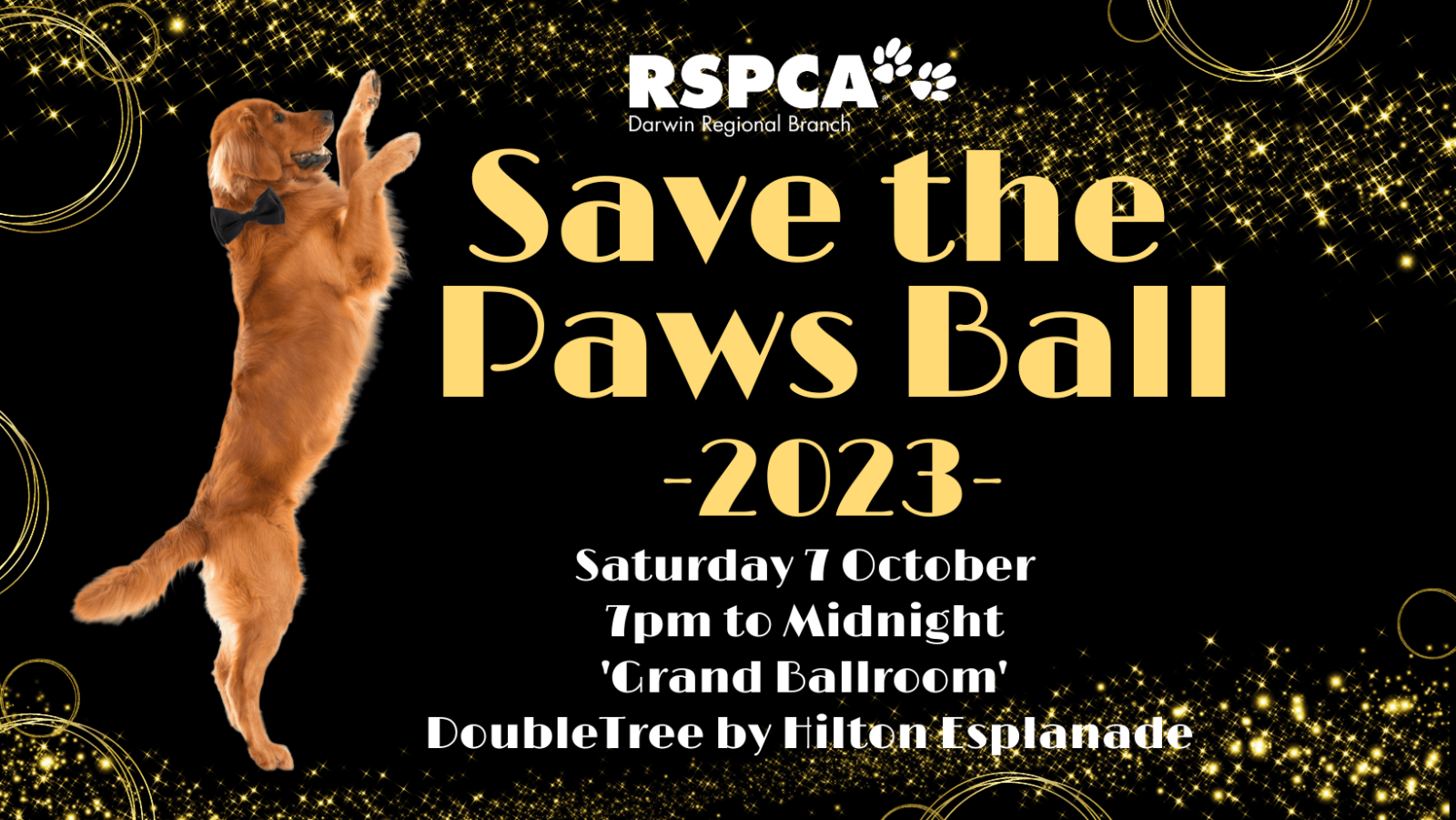 Tickets for RSPCA Save the Paws Ball 2023 in Darwin City from Ticketbooth