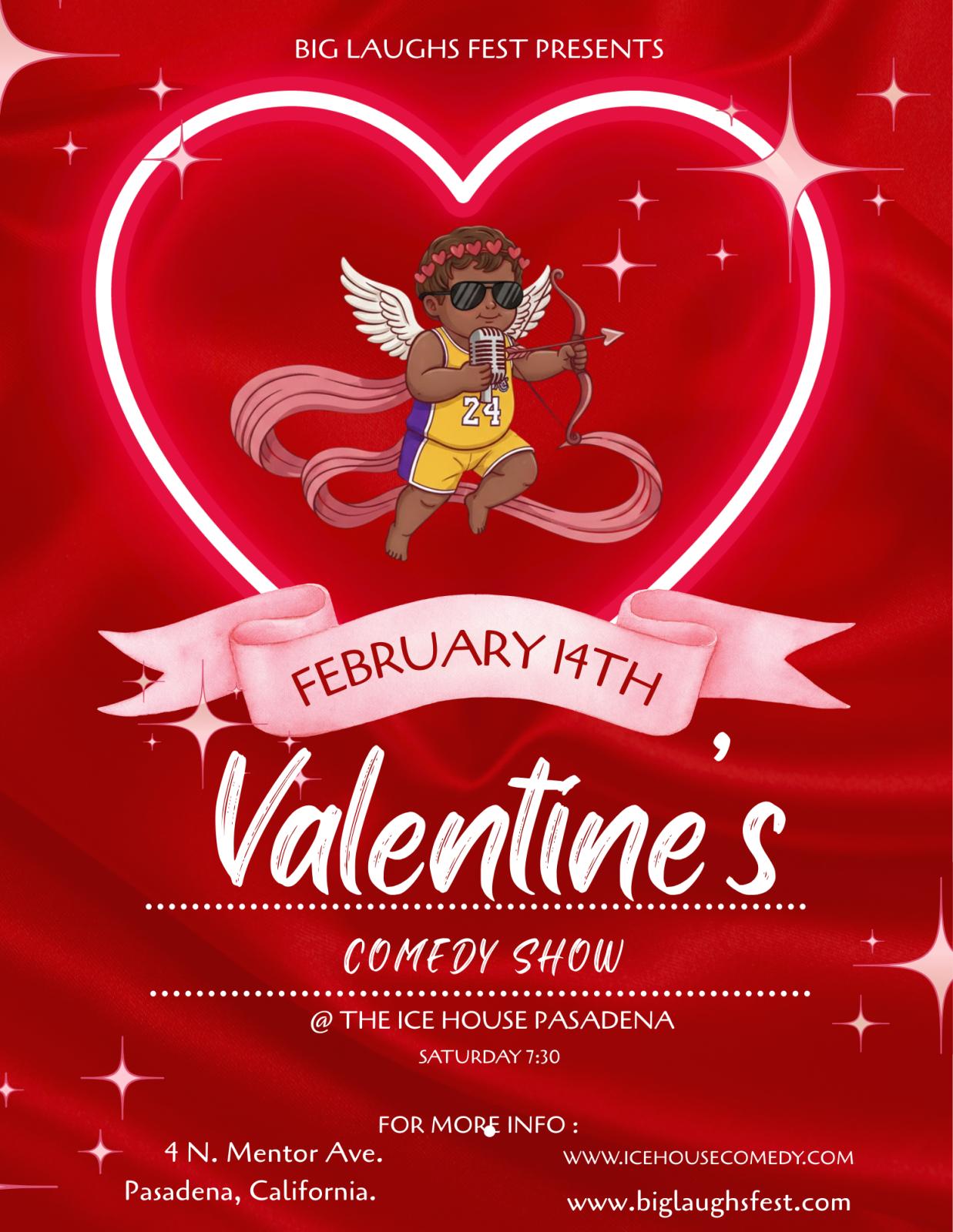 Tickets for Valentine's Comedy Show in Pasadena from ShowClix