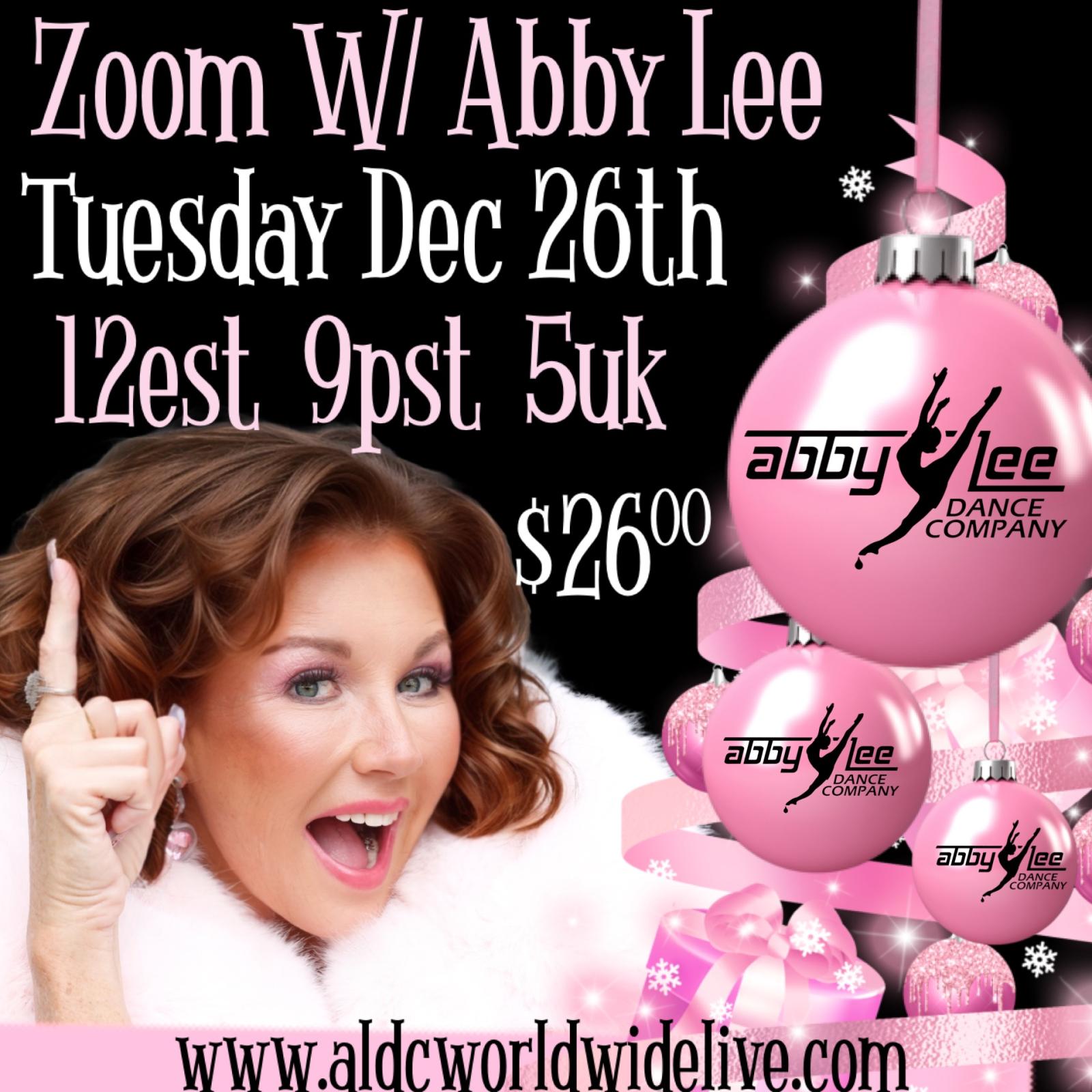 Tickets for Holiday Zoom with Abby Lee! in LA from Abby Lee Dance Company