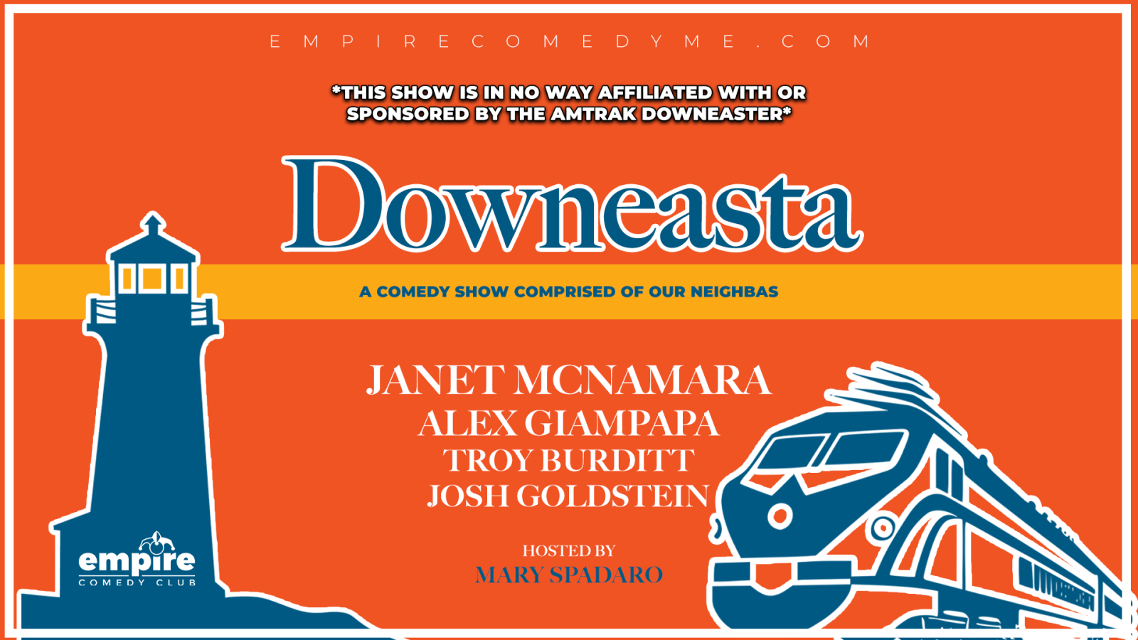 Tickets for DOWNEASTA Showcase at Empire Comedy Club in Portland from ...