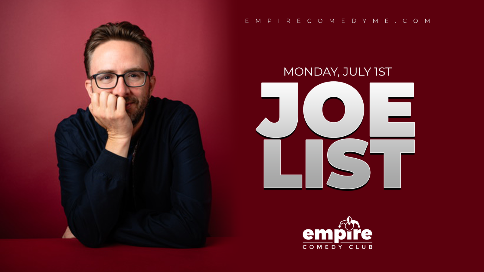 Tickets for JOE LIST (SOLD OUT) at Empire Comedy Club in Portland from ...