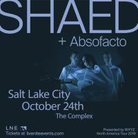 Tickets for SHAED in Salt Lake City from The Complex