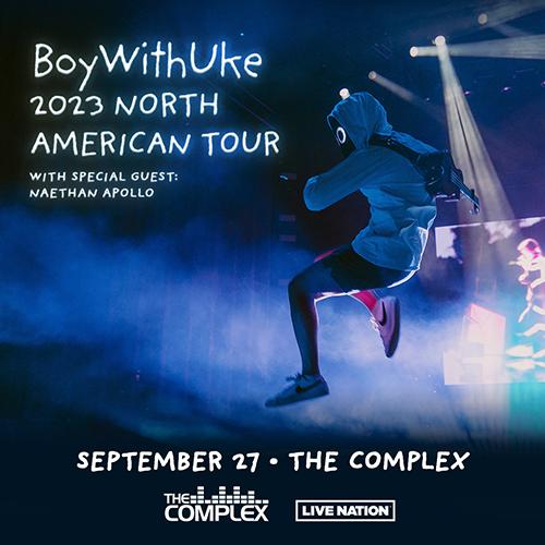 Tickets for BoyWithUke with special guest Naethan Apollo in Salt Lake ...