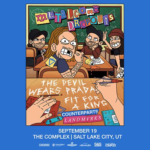 Tickets for The Devil Wears Prada & Fit For A King in Salt Lake City ...