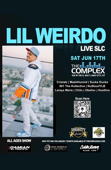 Tickets for Lil Weirdo in Salt Lake City from The Complex
