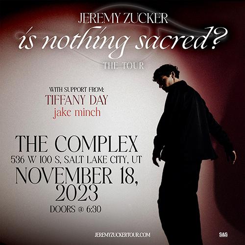 Tickets for Jeremy Zucker: is nothing sacred? The Tour in Salt Lake ...