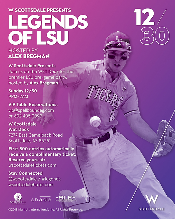 Tickets for LEGENDS OF LSU HOSTED BY ALEX BREGMAN in Scottsdale from ...