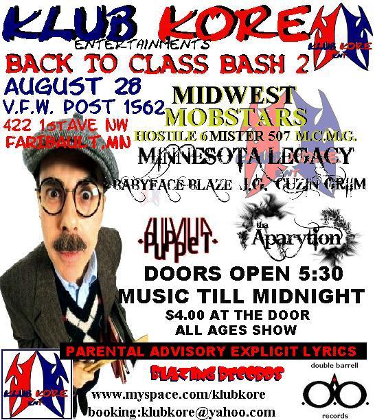 Tickets for Back To Class Bash 2 in faribault from ShowClix