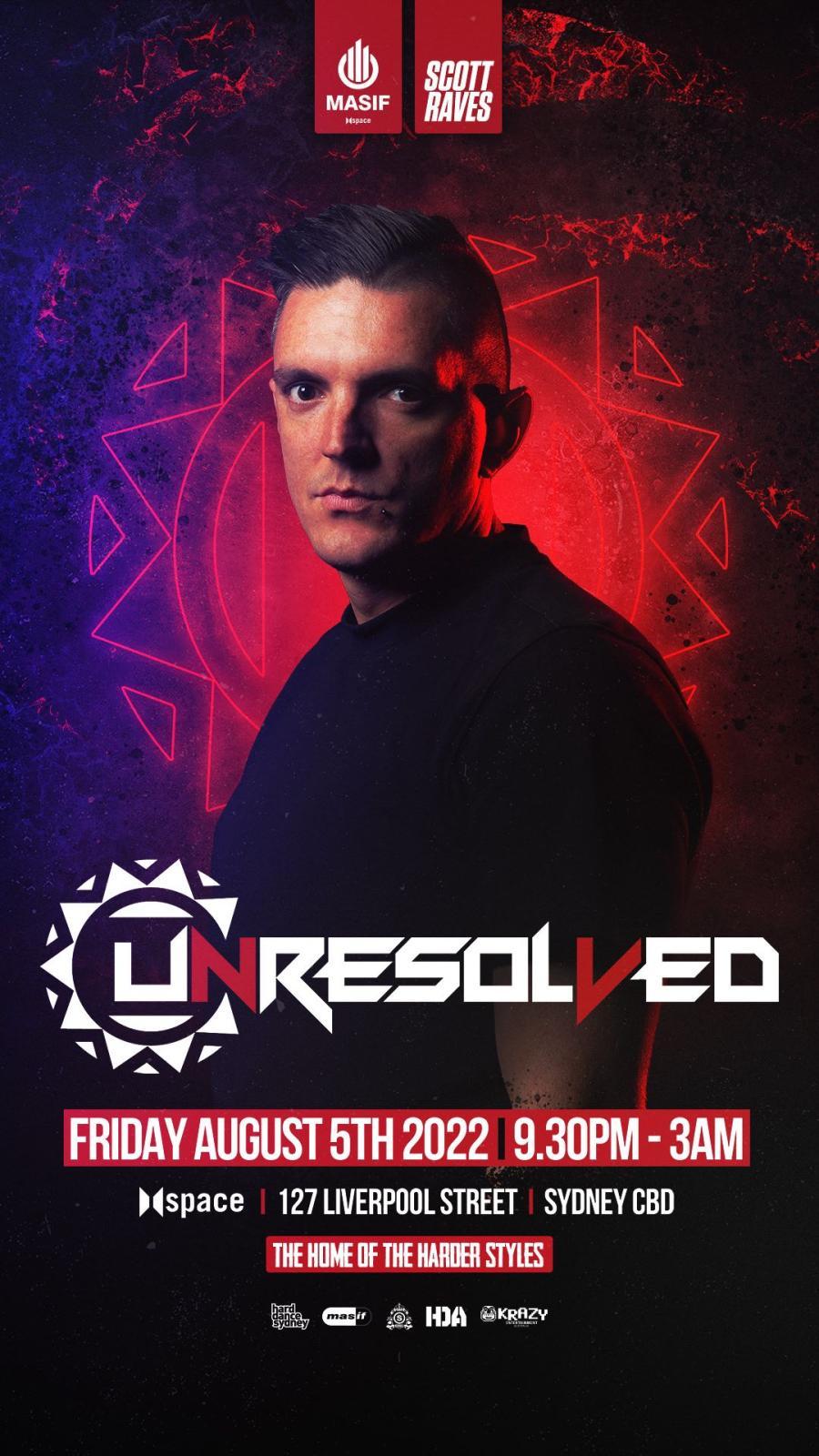 Tickets for Masif Events & Scott Raves present Unresolved in Sydney ...