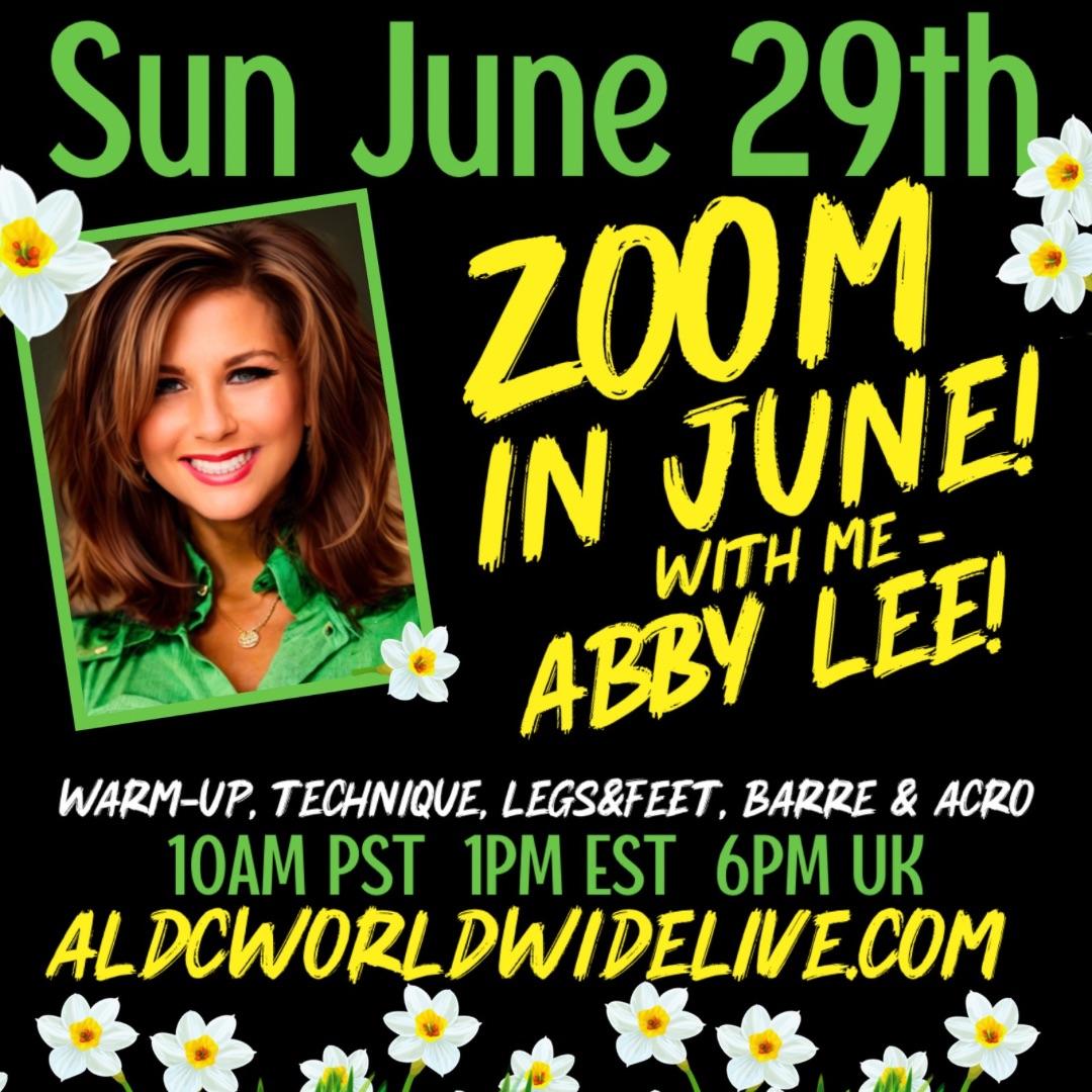 Tickets for Abby Lee on Zoom! 6/29 in LA from Abby Lee Dance Company