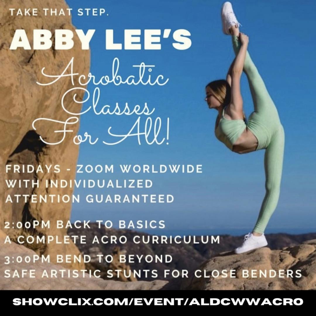 Tickets for ACROBATICS WITH ABBY LEE 4/16 in Los Angeles from Abby Lee ...