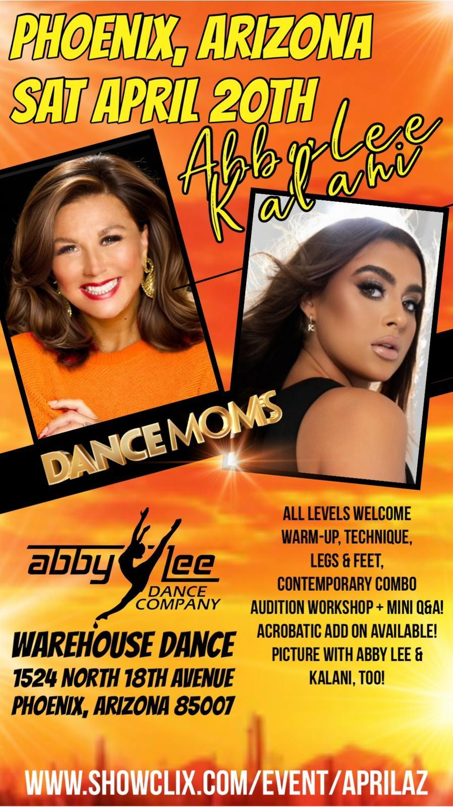 Tickets for Dance with Abby Lee and Kalani in Phoenix from Abby Lee Dance Company