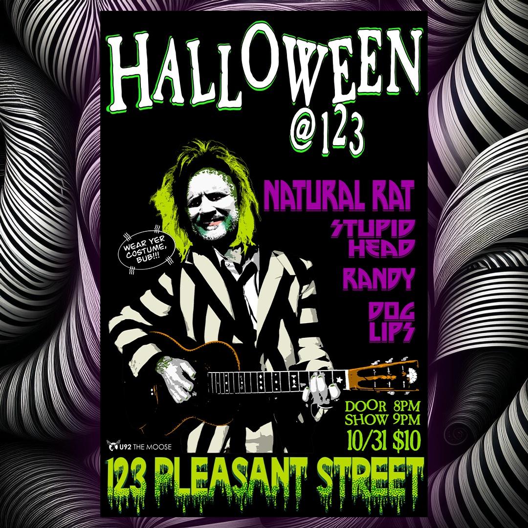 Tickets for Halloween at 123 w/ Natural Rat, Stupid Head, Randy, Dog ...