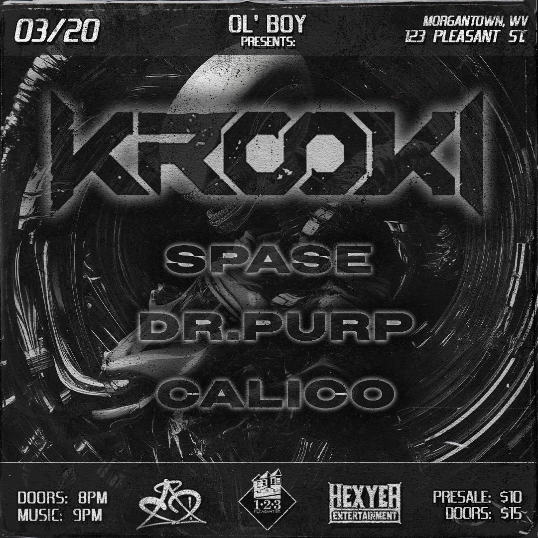 Tickets for Ol Boy Presents: Krooki feat. Space, Dr. Purp, and Calico ...