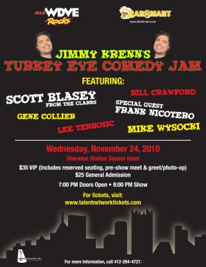 Tickets for Jimmy Krenns Turkey Eve Comedy Jam in Pittsburgh from ShowClix
