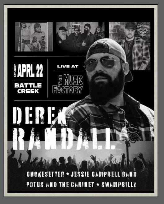 Tickets for Derek Randall Band @TMF in Battle Creek from ShowClix