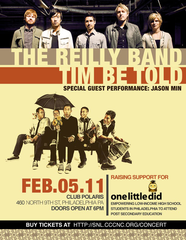 Tickets for Tim Be Told & The Reilly Band in Philadelphia from ShowClix