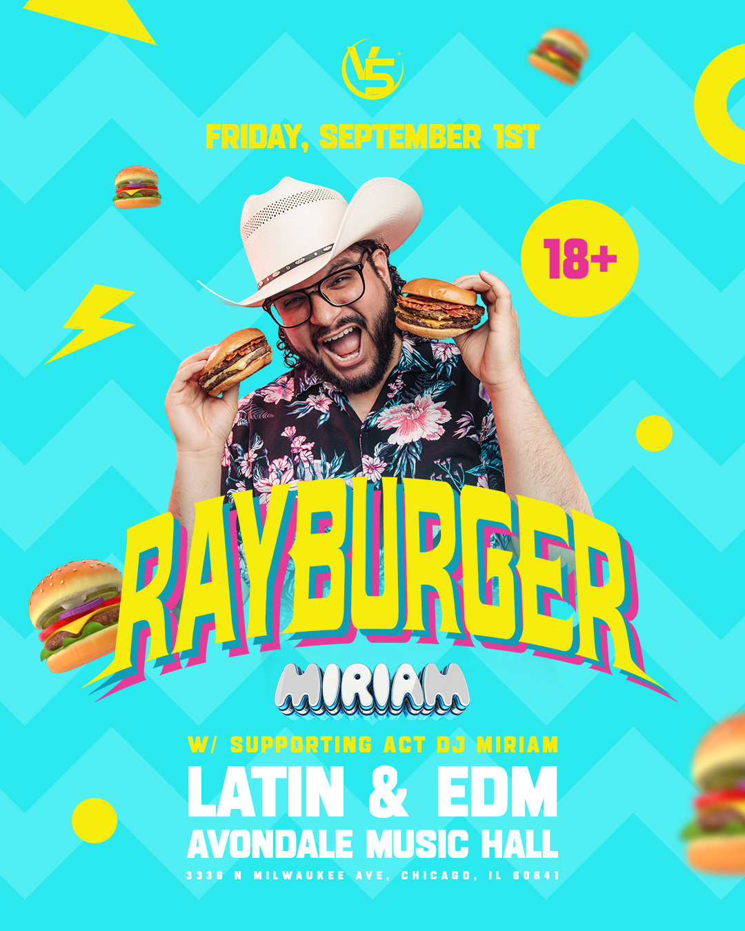 Tickets for RayBurger w/DJ Miriam @ Avondale Hall | 18+ in Chicago from ...