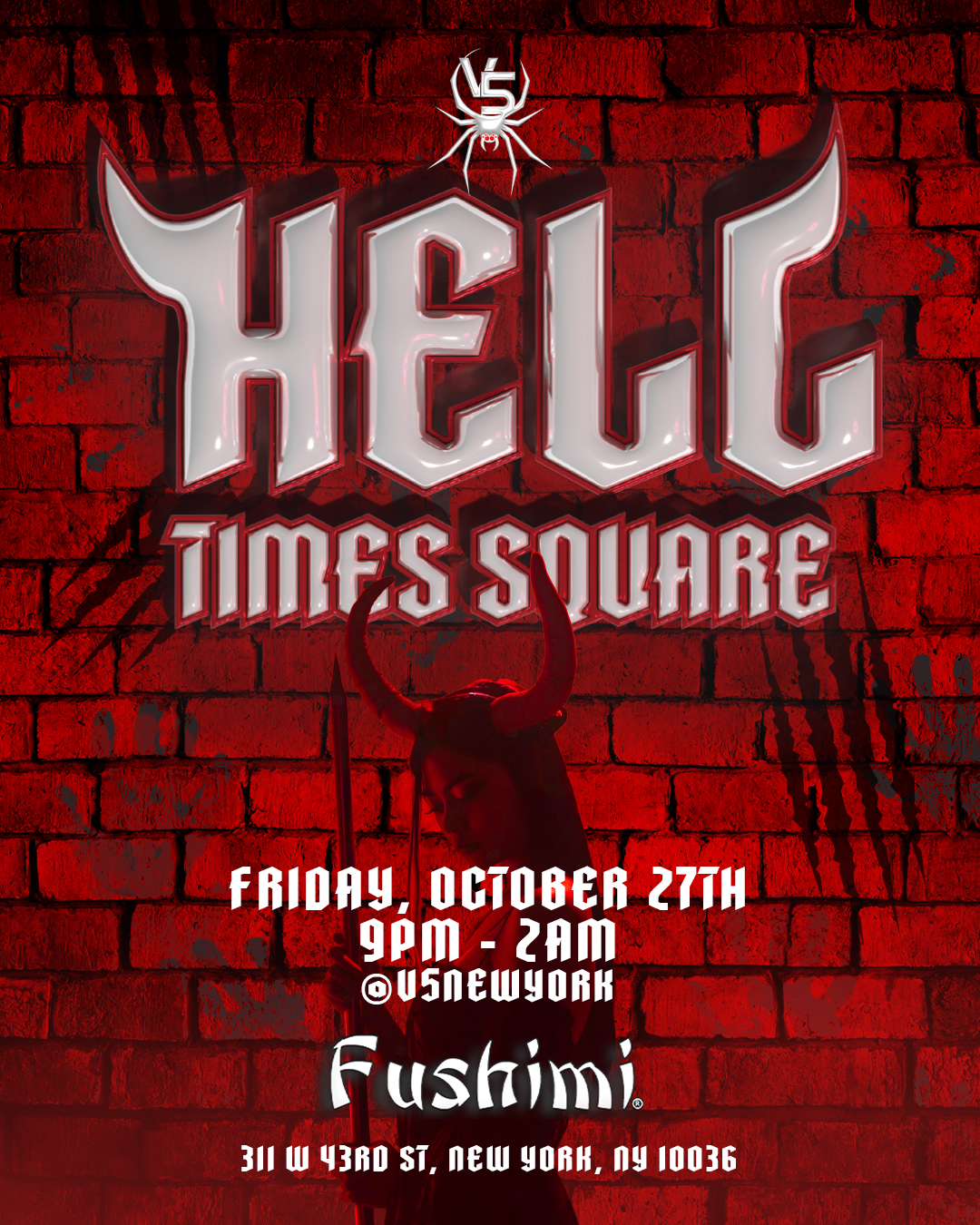 Tickets for Hell Halloween Party Times Square in New York from V5 Group