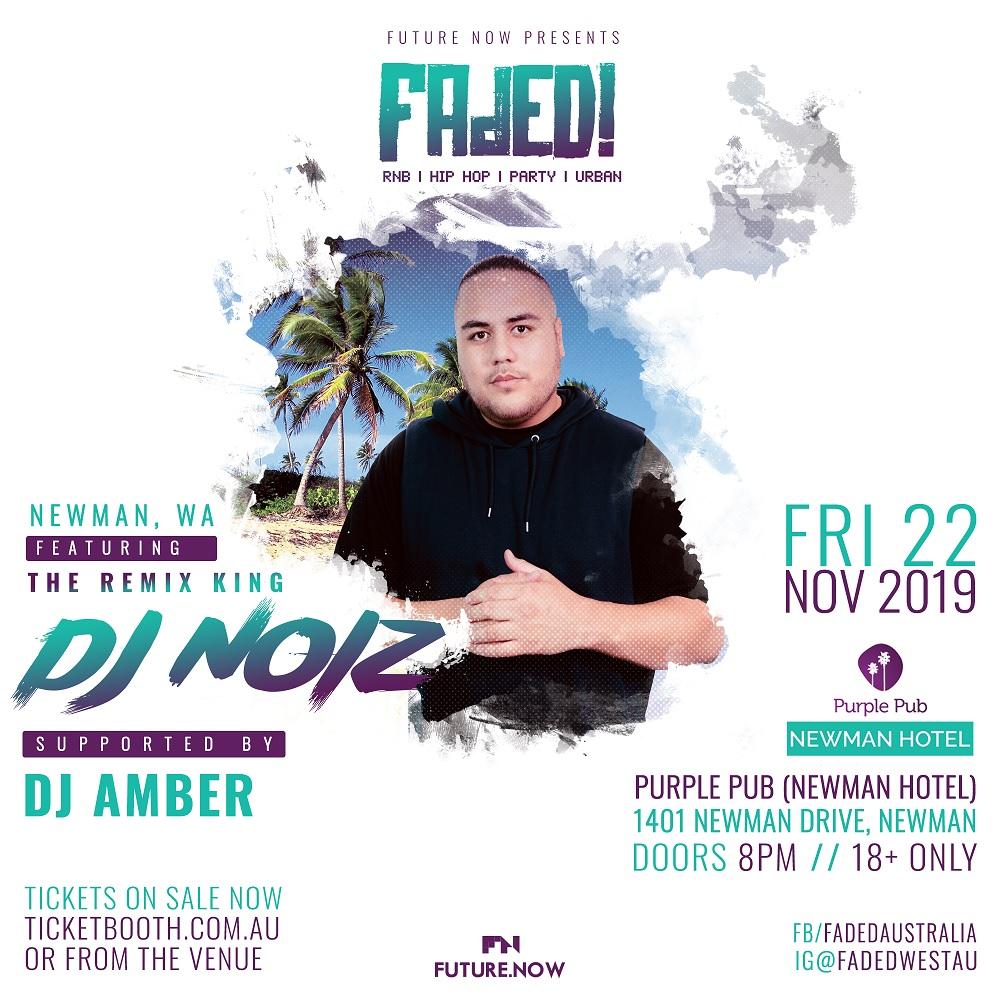 Tickets for Faded feat. DJ Noiz - Newman in Newman from Ticketbooth