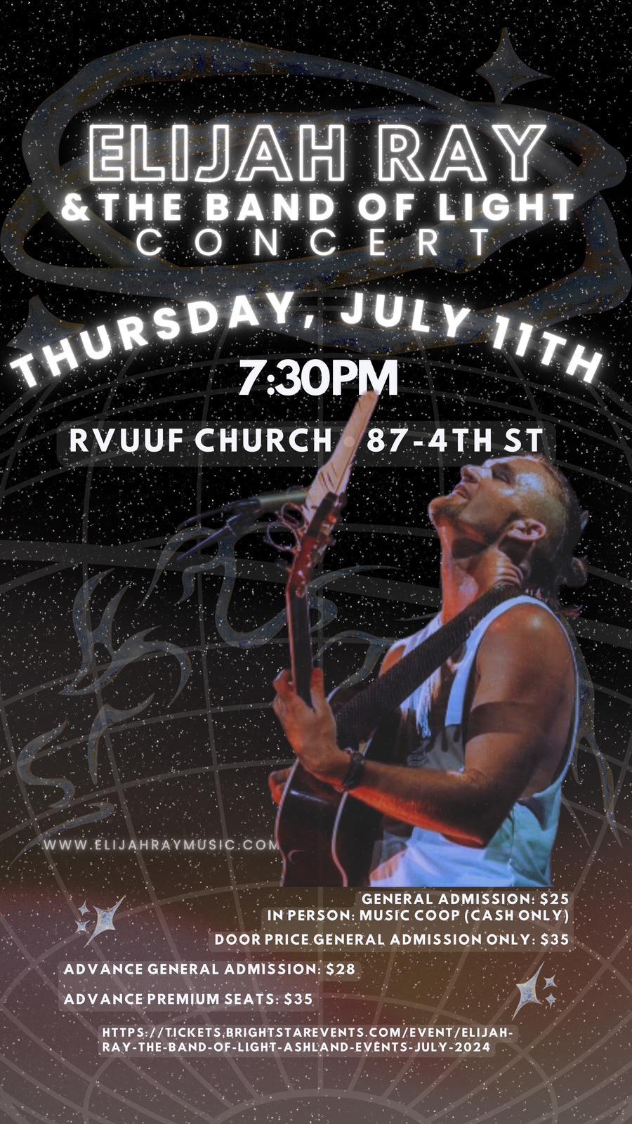 Tickets for Elijah Ray & The Band of Light: Ashland Events July 2024 in ...