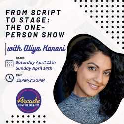 Tickets for 2-Day Workshop-From Script to Stage:1 Person Show in ...