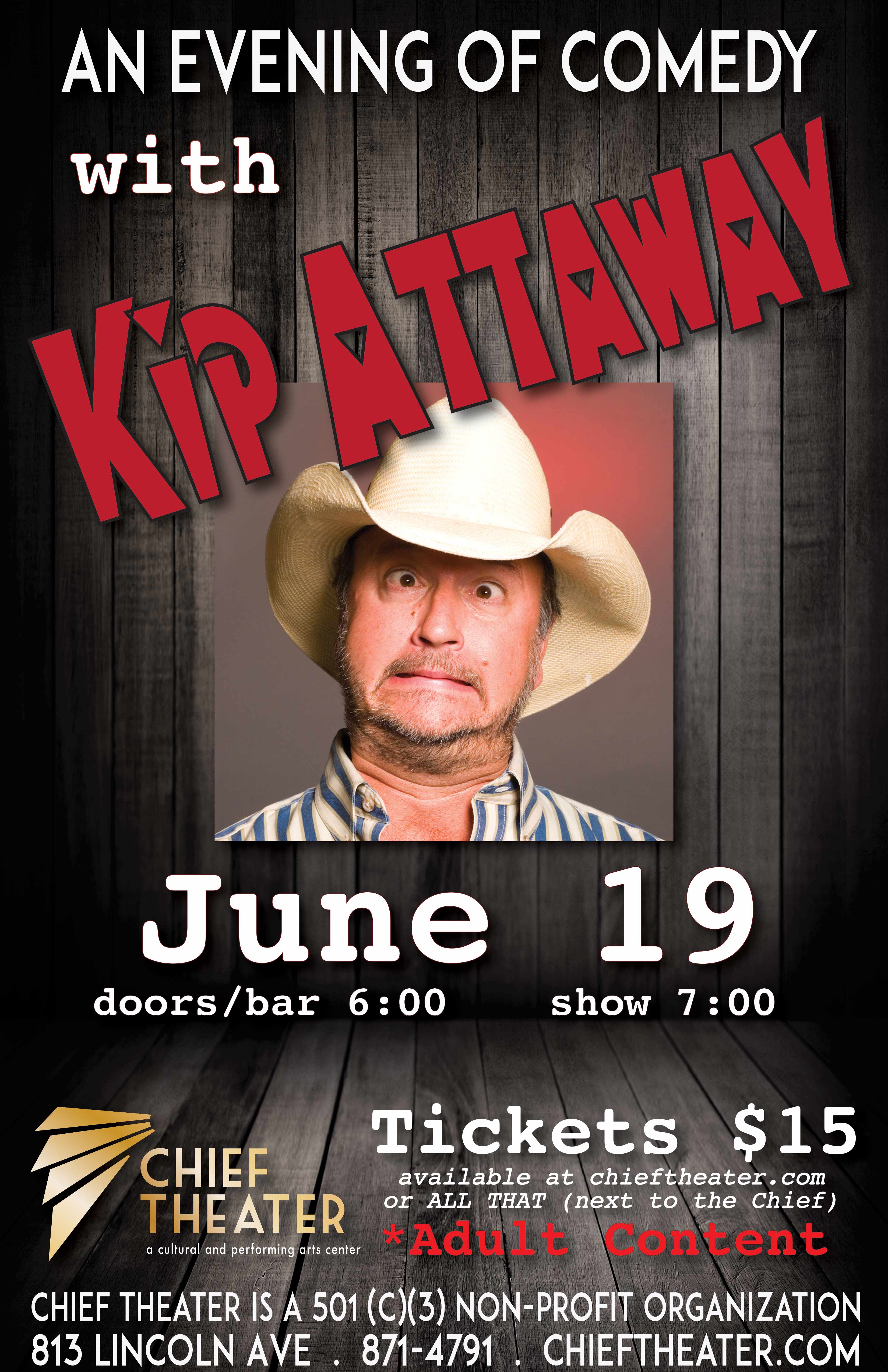 Tickets for Kip Attaway in Steamboat Springs from ShowClix