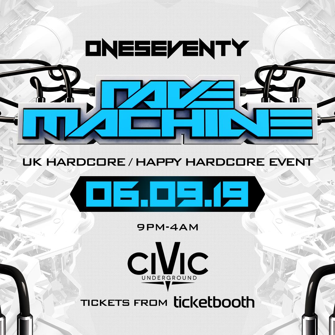 Tickets for OneSeventy: Rave Machine in Sydney from Ticketbooth