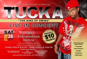 Tickets for TUCKA - in Lake Charles from ShowClix