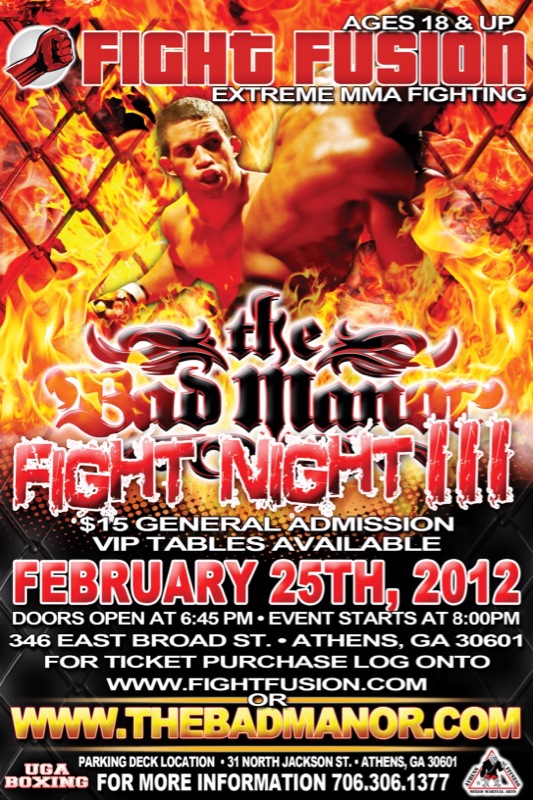 Tickets for FIGHT FUSION - MMA FIGHT NIGHT in Athens from ShowClix