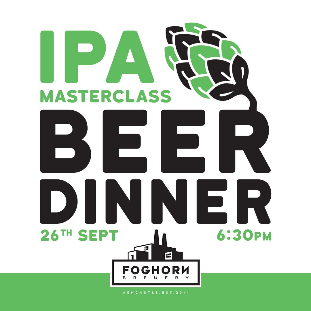 Tickets for IPA Masterclass BEER DINNER in Newcastle from Ticketbooth