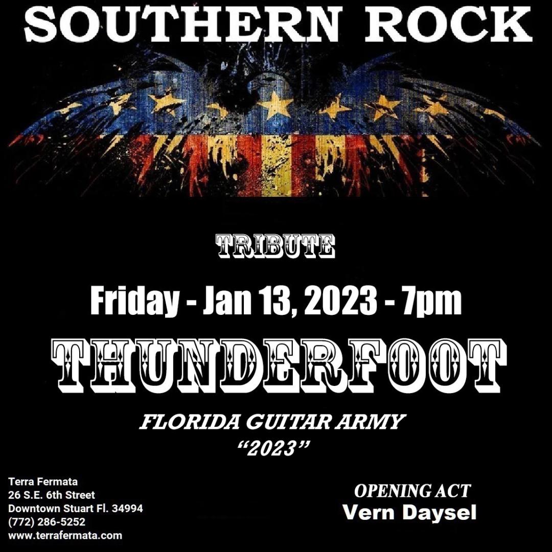 Tickets for THUNDERFOOT #1 TRIBUTE TO SOUTHERN ROCK LEGENDS in Stuart ...