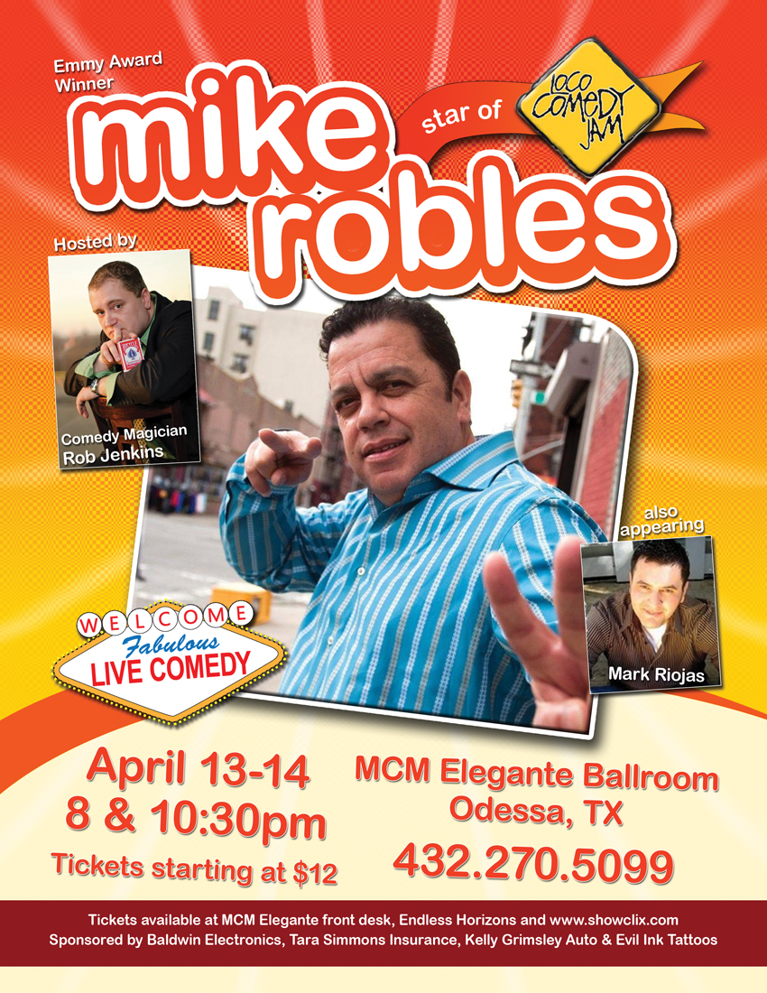 Tickets for Loco Comedy Jam MIKE ROBLES in Odessa from ShowClix