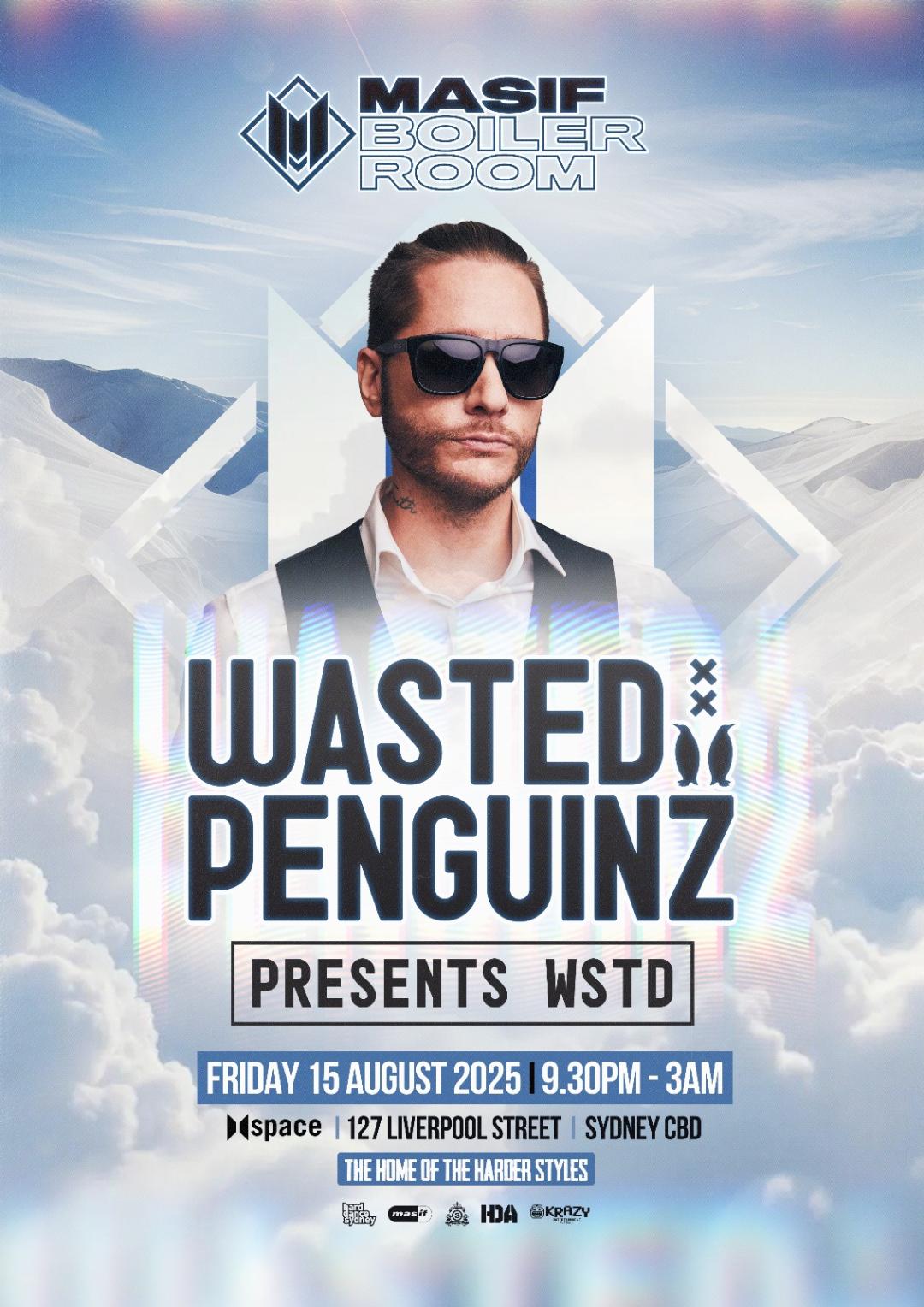 Tickets for Masif Boiler Room ft Wasted Penguinz "WSTD" in Sydney from ...
