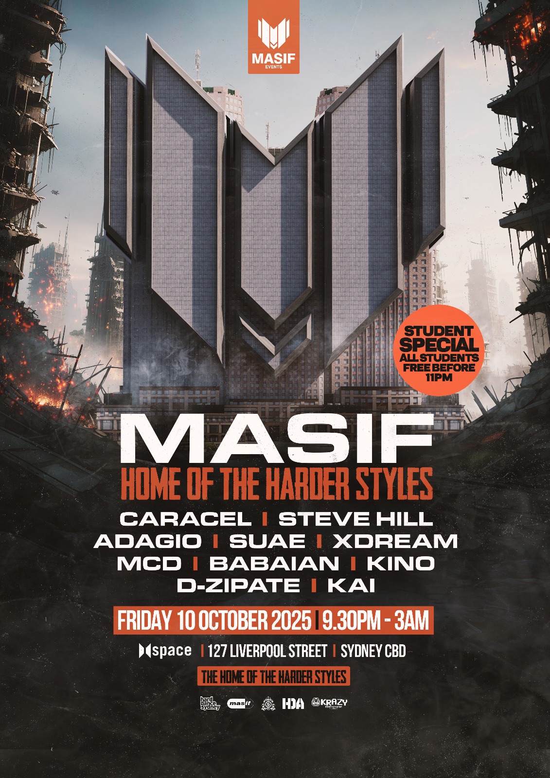 Tickets for Masif - Home Of The Harder Styles in Sydney from Ticketbooth
