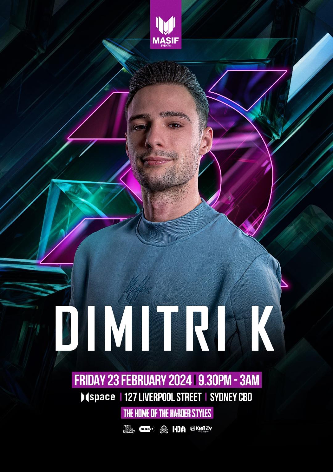 Tickets for Masif presents Dimitri K in Sydney from Ticketbooth