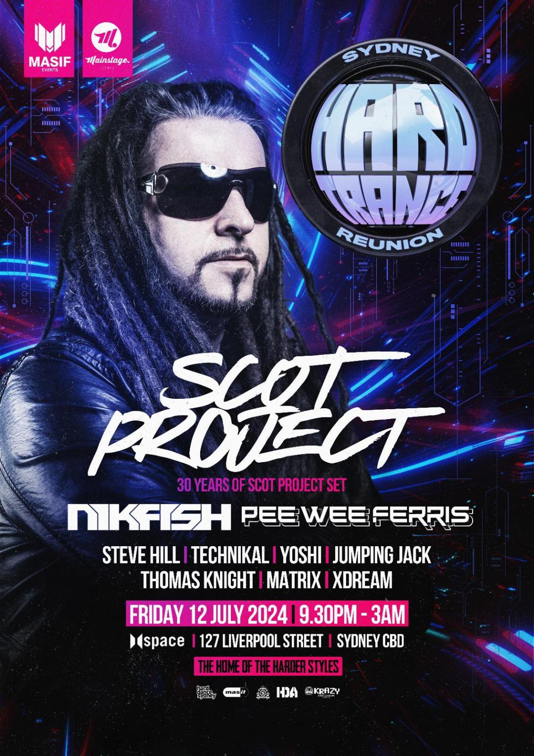 Tickets for Sydney Hard Trance Reunion ft Scot Project in Sydney from Ticketbooth