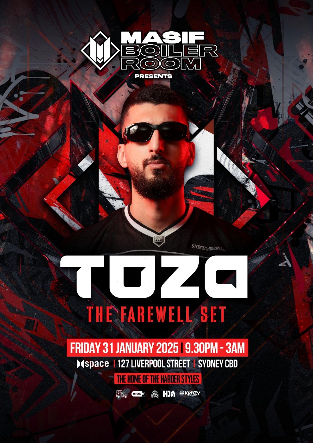 Tickets for Masif Boiler Room ft Toza! in Sydney from Ticketbooth