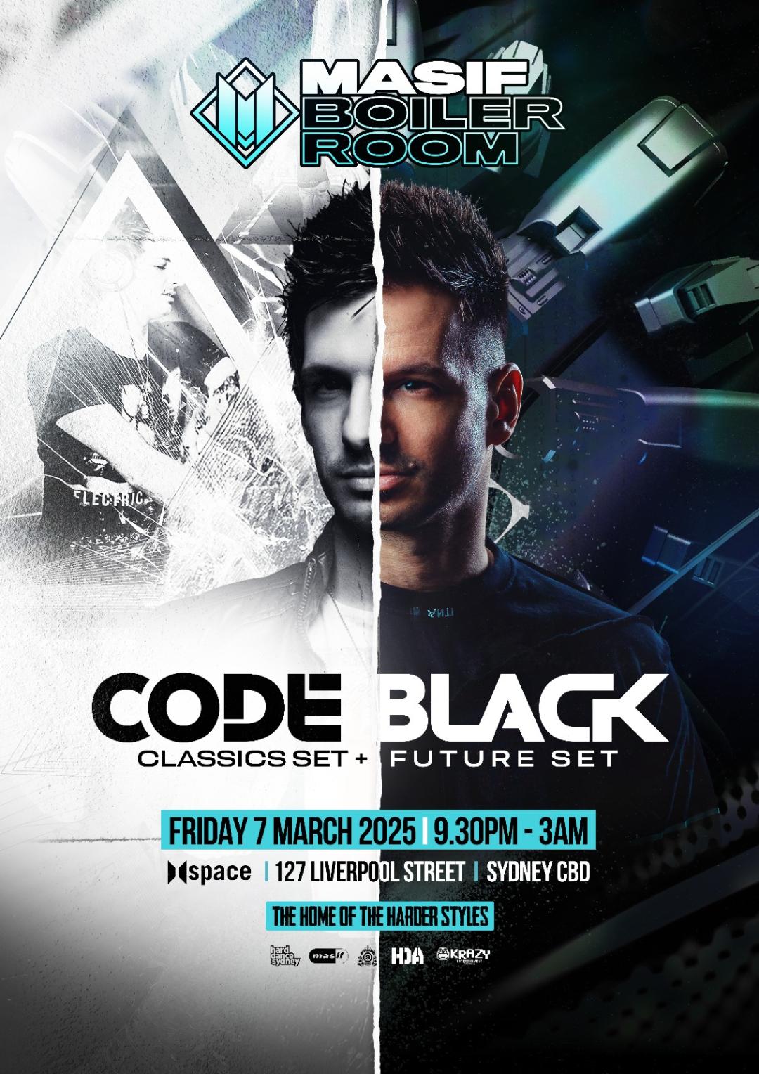 Tickets for Masif Boiler Room ft. Code Black! in Sydney from Ticketbooth