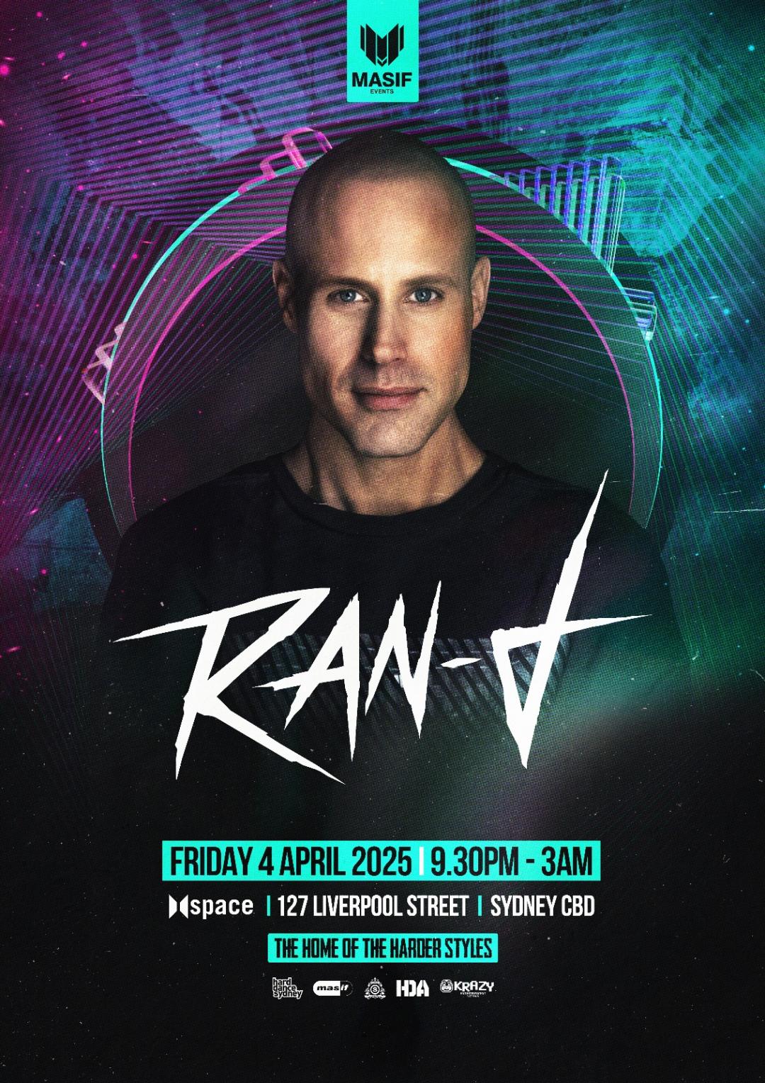 Tickets for Masif presents Ran-D in Sydney from Ticketbooth