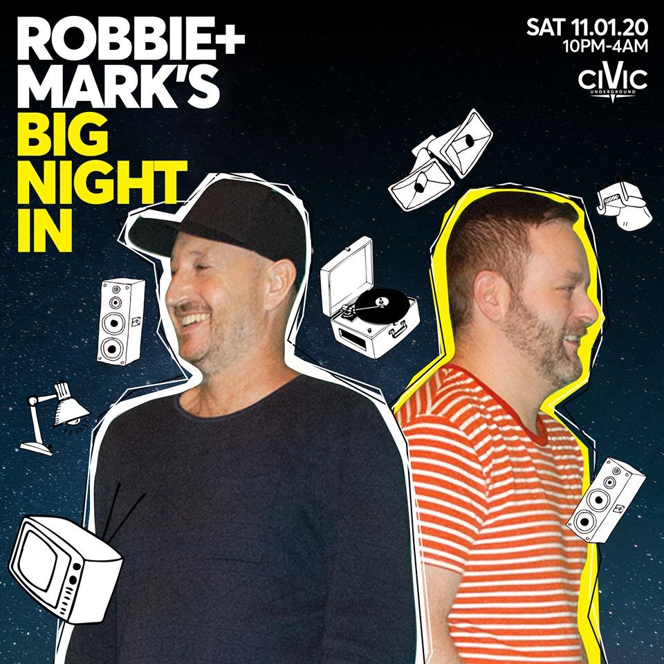 Tickets for Robbie + Mark's BIG NIGHT IN in Sydney from Ticketbooth