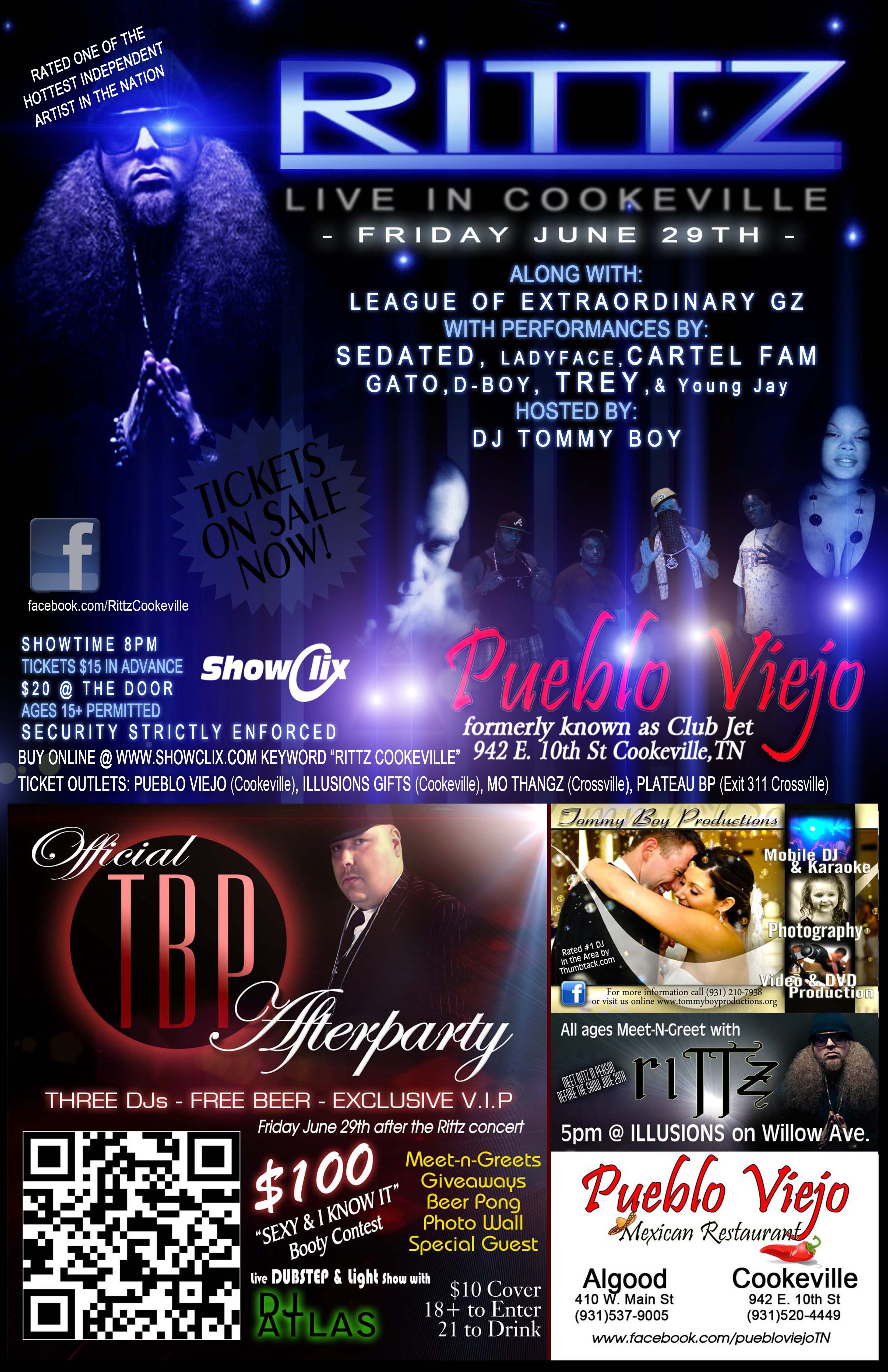 Tickets for RITTZ live in Cookeville in Cookeville from ShowClix