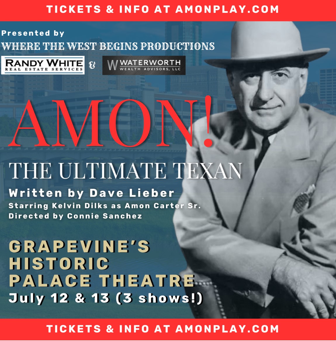 Tickets for AMON! The Ultimate Texan in Grapevine from Grapevine TicketLine