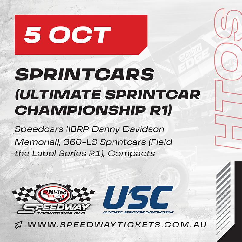 Tickets for Sprintcars USC R1 (5 Oct) in Charlton from Speedway Tickets