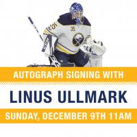 Tickets for Linus Ullmark Autograph Signing in Williamsville from ShowClix