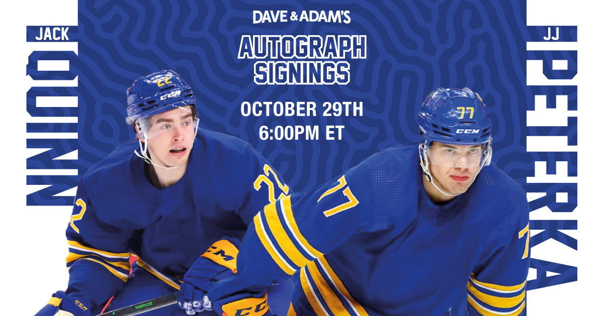 Tickets for JJ Peterka & Jack Quinn Autograph Signing in Williamsville ...