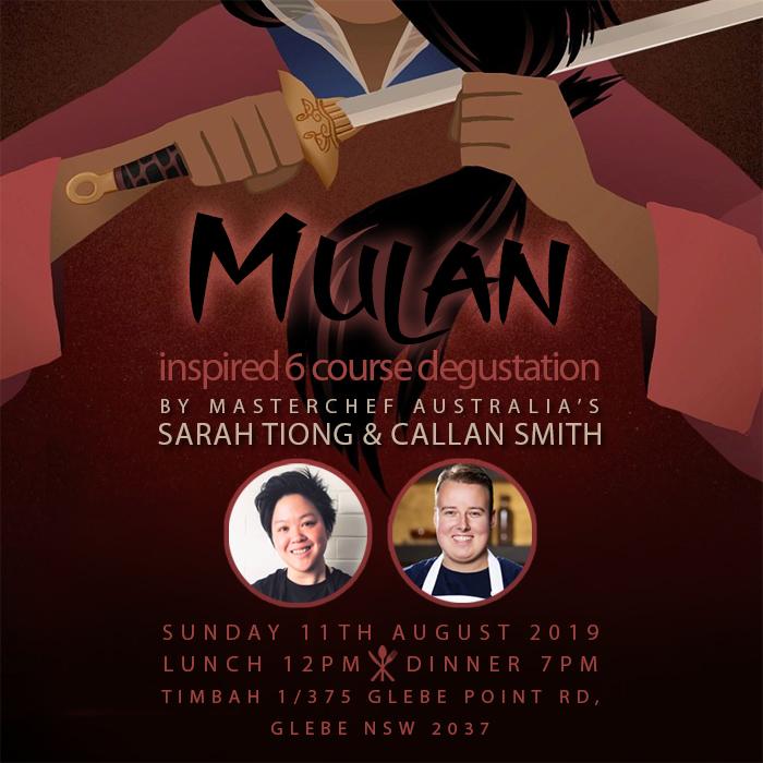Tickets for Sarah X Callan's Plated Tales : Mulan in Glebe from Ticketbooth