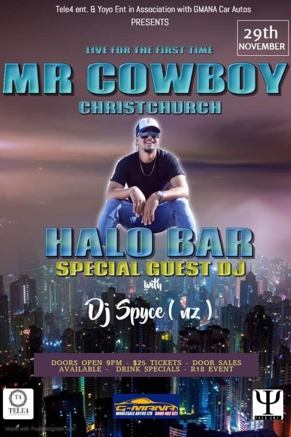 Tickets for MR COWBOY - Christchurch in Christchurch from Ticketspace