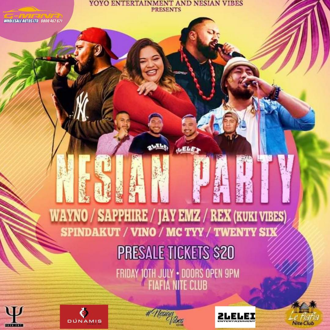 Tickets for NESIAN PARTY in Auckland from Ticketspace